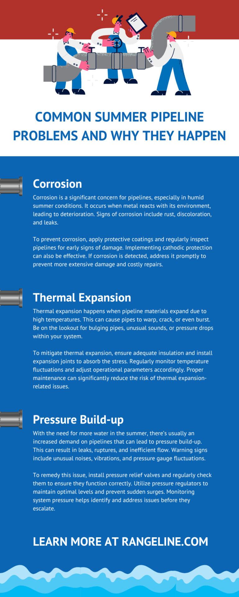 9 Common Summer Pipeline Problems and Why They Happen